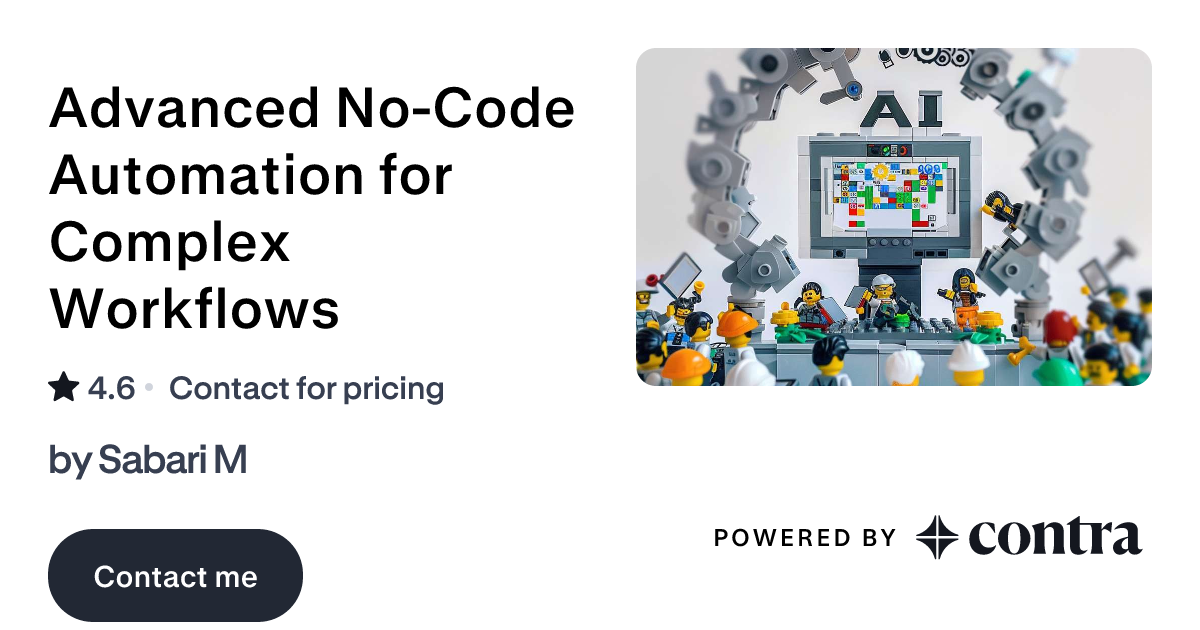Advanced No-Code Automation for Complex Workflows by Sabari M