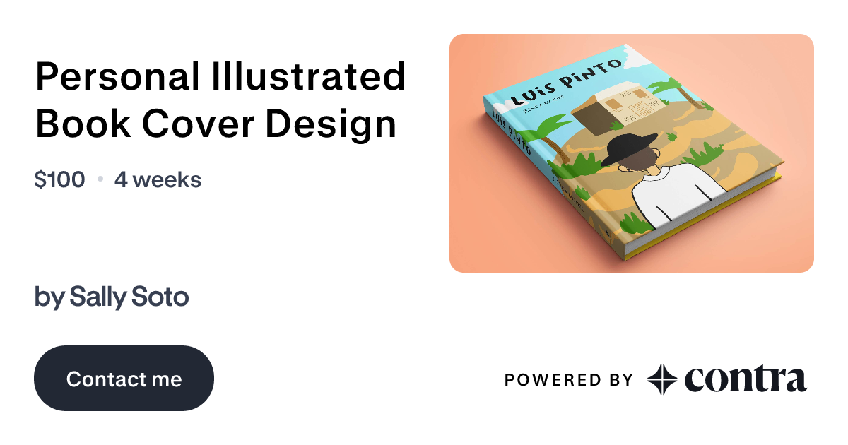 Personal Illustrated Book Cover Design by Sally Soto