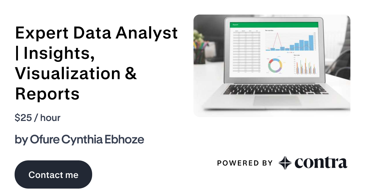 Expert Data Analyst | Insights, Visualization & Reports by Ofure ...