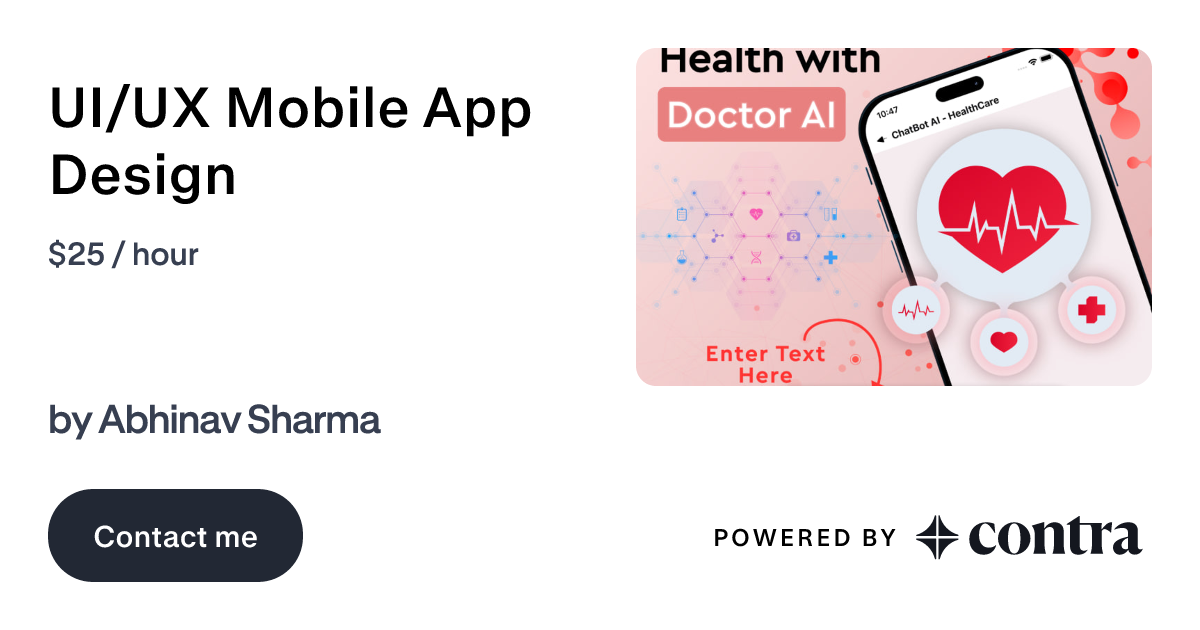 UI/UX Mobile App Design by Abhinav Sharma