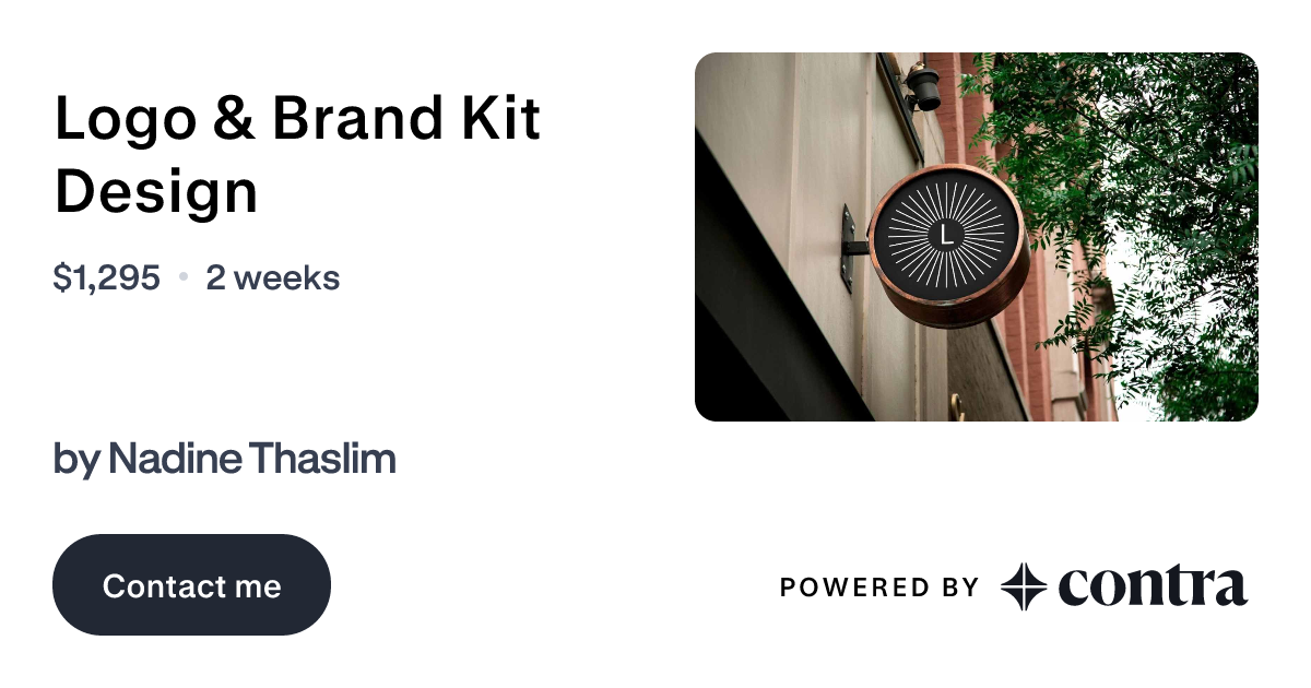 Logo & Brand Kit Design by Nadine Thaslim