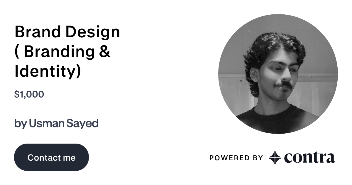 Brand Design ( Branding & Identity) by Usman Sayed