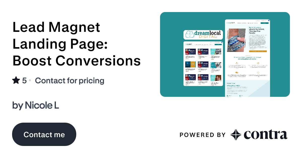 Lead Magnet Landing Page: Boost Conversions by Nicole L