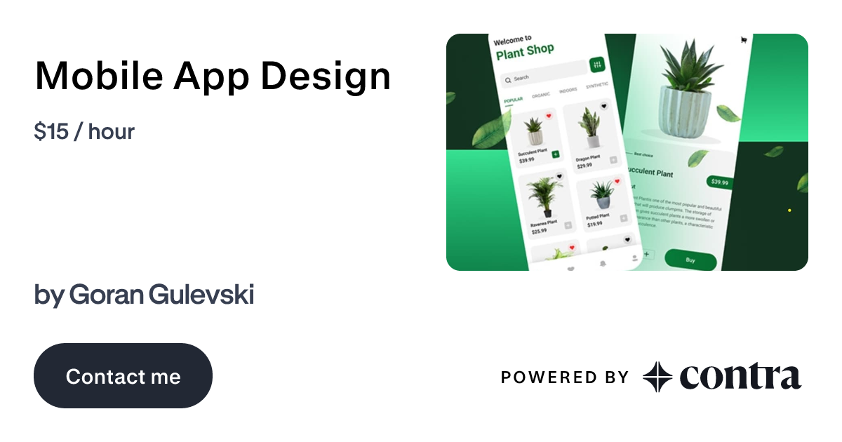 Mobile App Design by Goran Gulevski