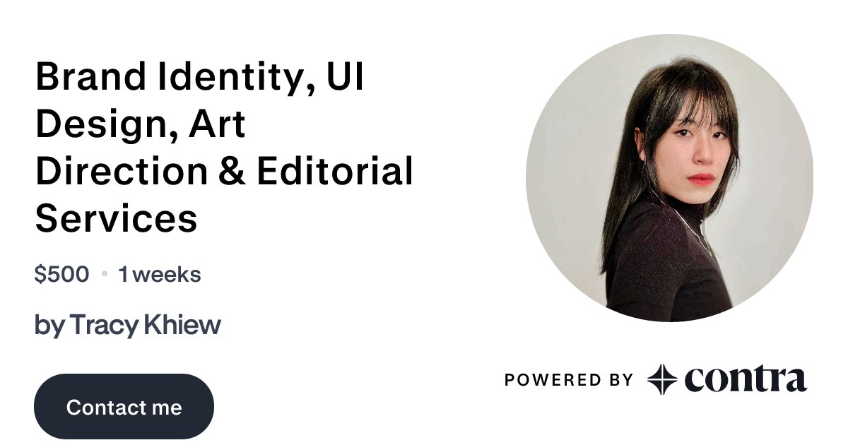 Brand Identity, UI Design, Art Direction & Editorial Services by Tracy ...