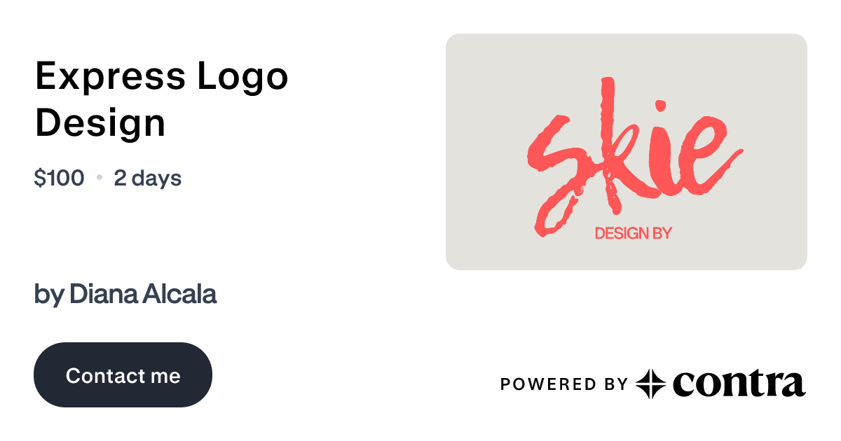 Express Logo Design by Diana Alcala