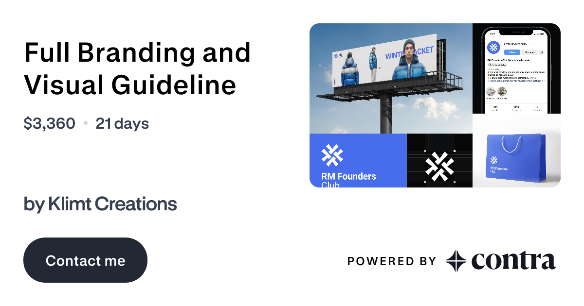 Full Branding and Visual guideline by Klimt Creations