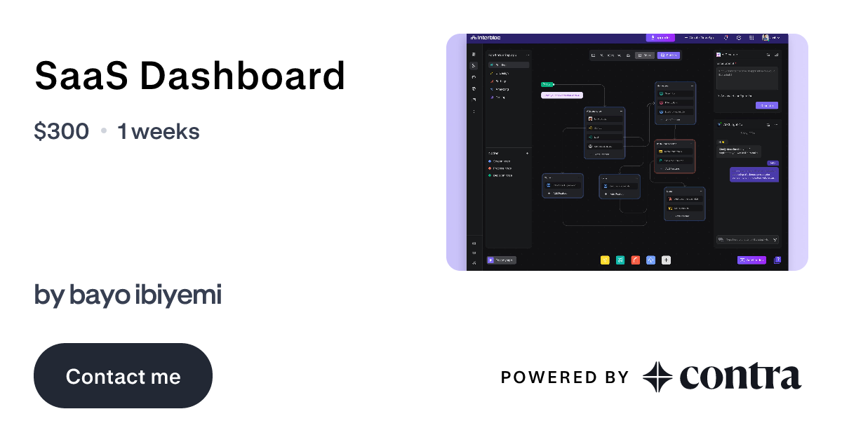 SaaS Dashboard by bayo ibiyemi