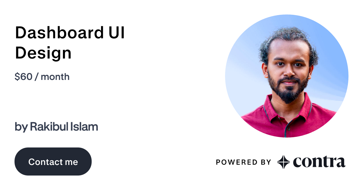 Dashboard UI Design by Wow Rakibul