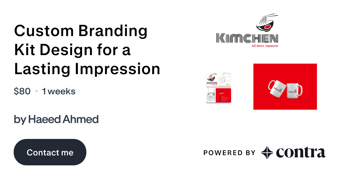 Custom Branding Kit Design for a Lasting Impression by Haeed Ahmed