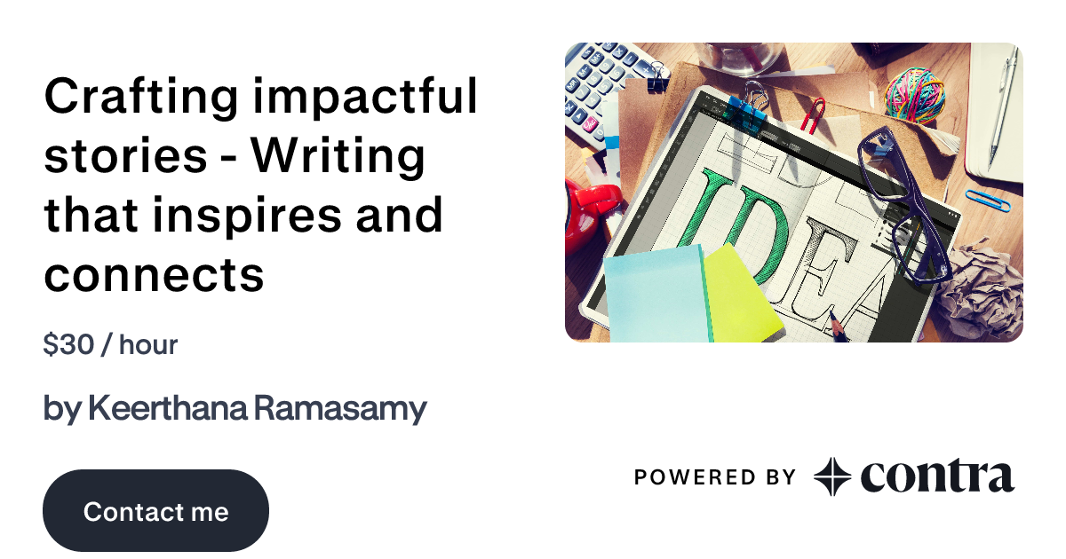 Crafting impactful stories - Writing that inspires and connects by ...