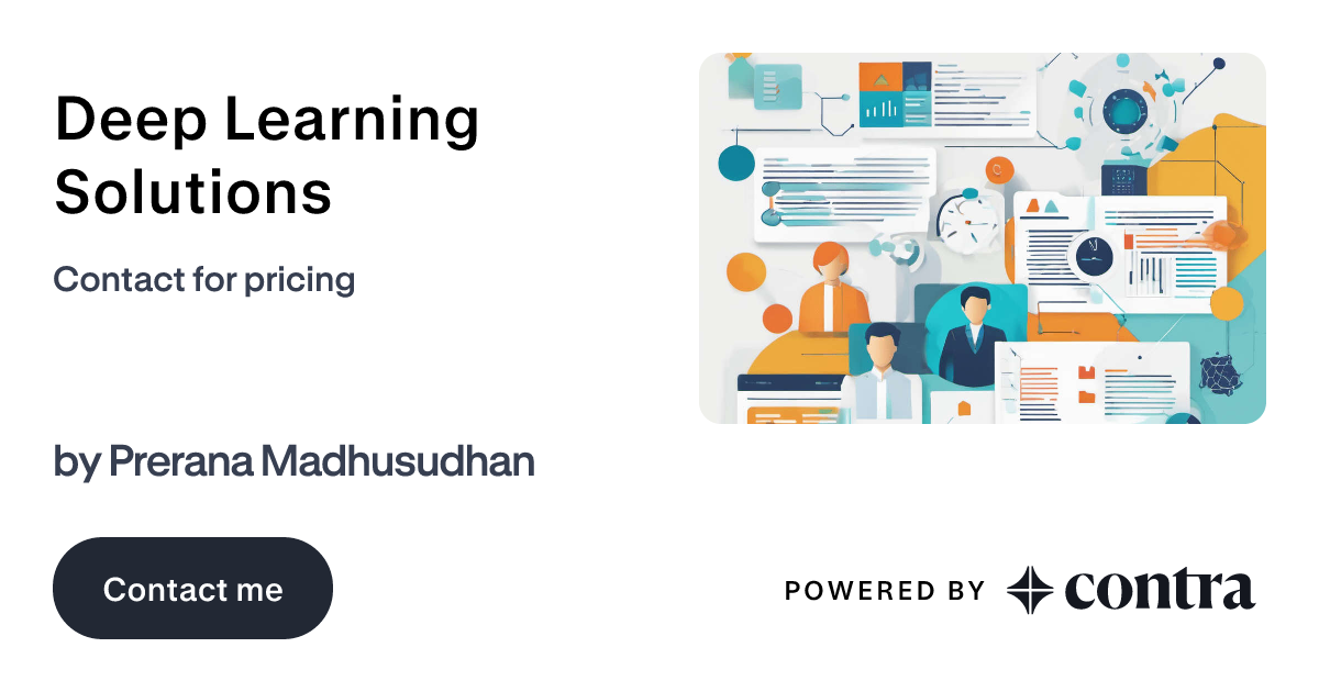 Deep Learning Solutions by Prerana Madhusudhan