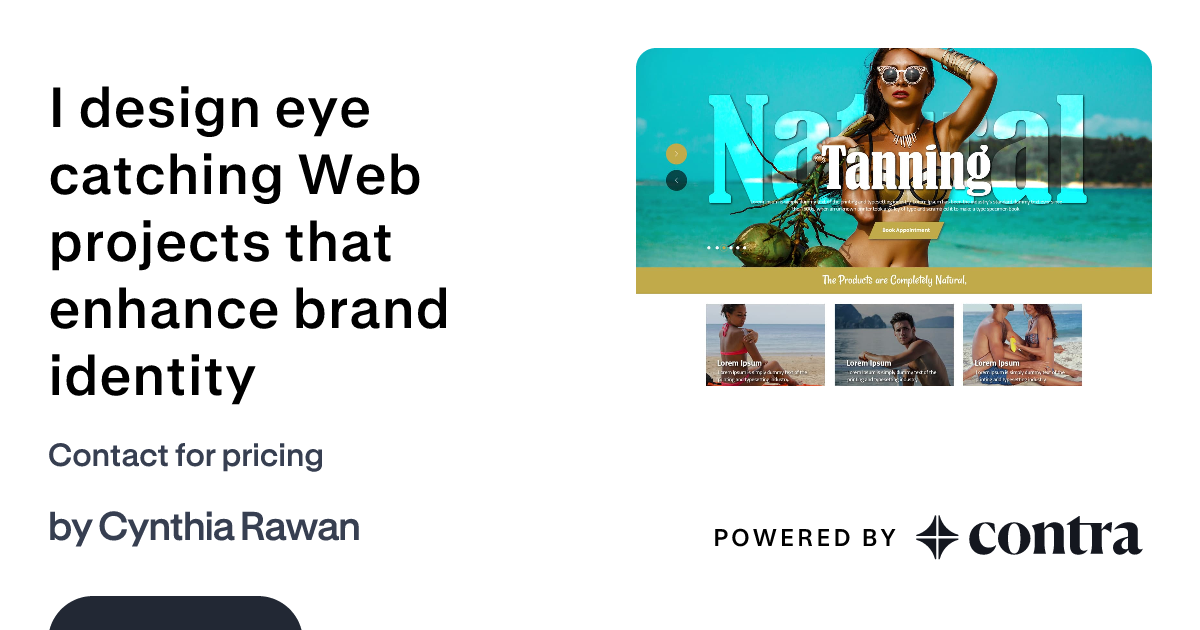 I design eye catching Web projects that enhance brand identity by ...