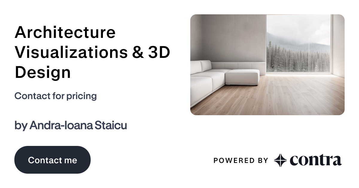 Architecture Visualizations & 3D Design by Andra-Ioana Staicu