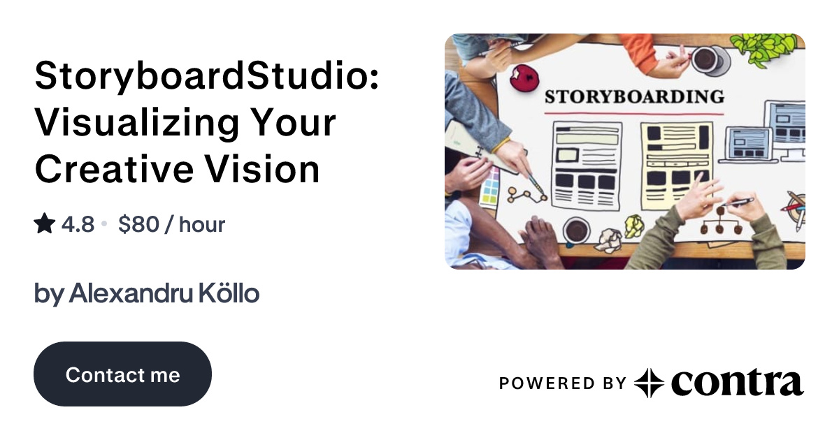 StoryboardStudio: Visualizing Your Creative Vision by Alexandru Köllo
