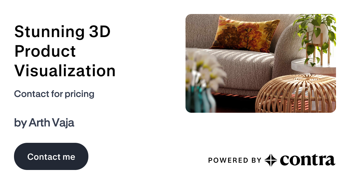 Stunning 3D Product Visualization by Arth Vaja