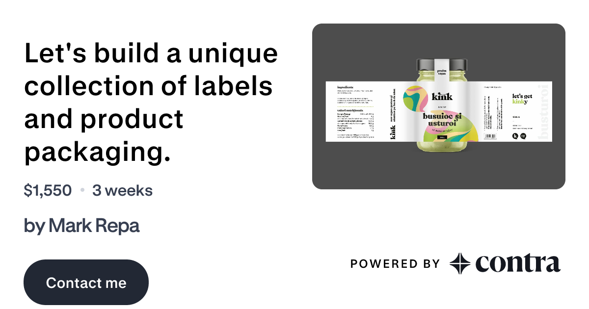 Let's build a unique collection of labels and product packaging. by ...