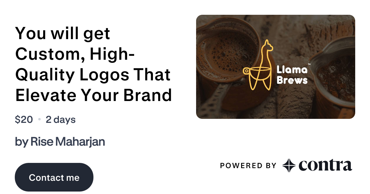 You will get Custom, High-Quality Logos That Elevate Your Brand by Rise ...