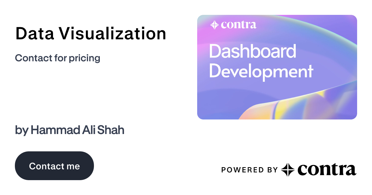 Data Visualization by Hammad Ali Shah