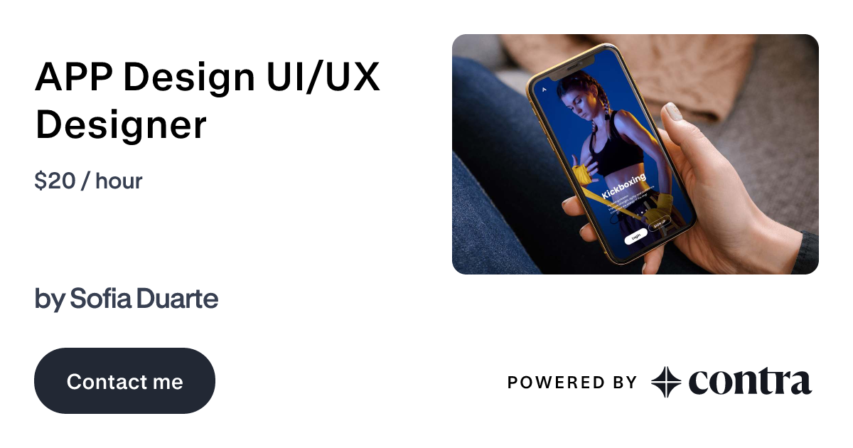 I will develop app in UI UX design in figma by Sofia Duarte