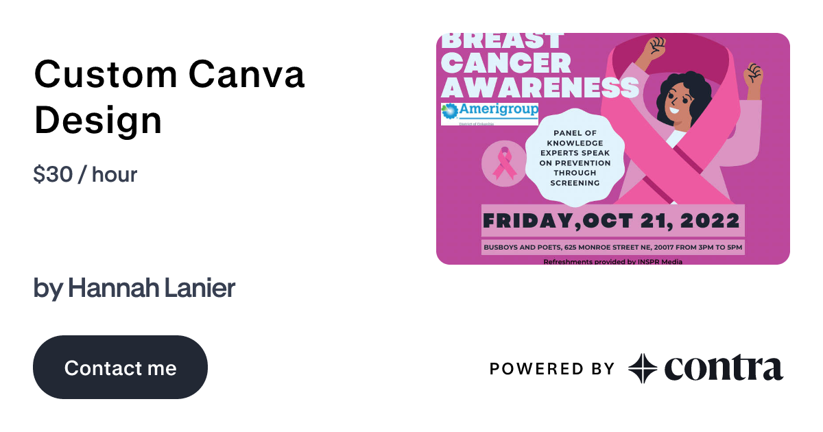 Custom Canva Design by Hannah Lanier