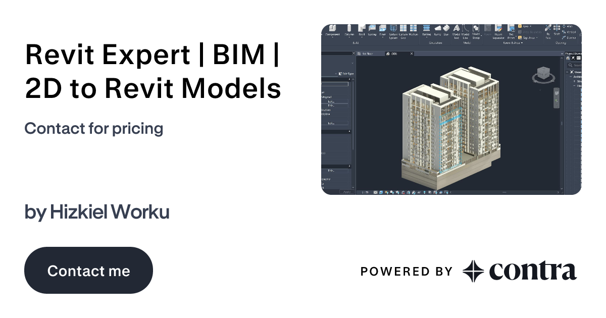 Revit Expert | BIM | 2D to Revit Models by Hizkiel Worku