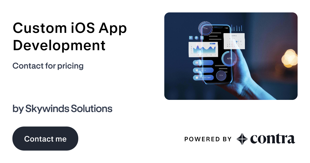 Custom iOS App Development by Skywinds Solutions