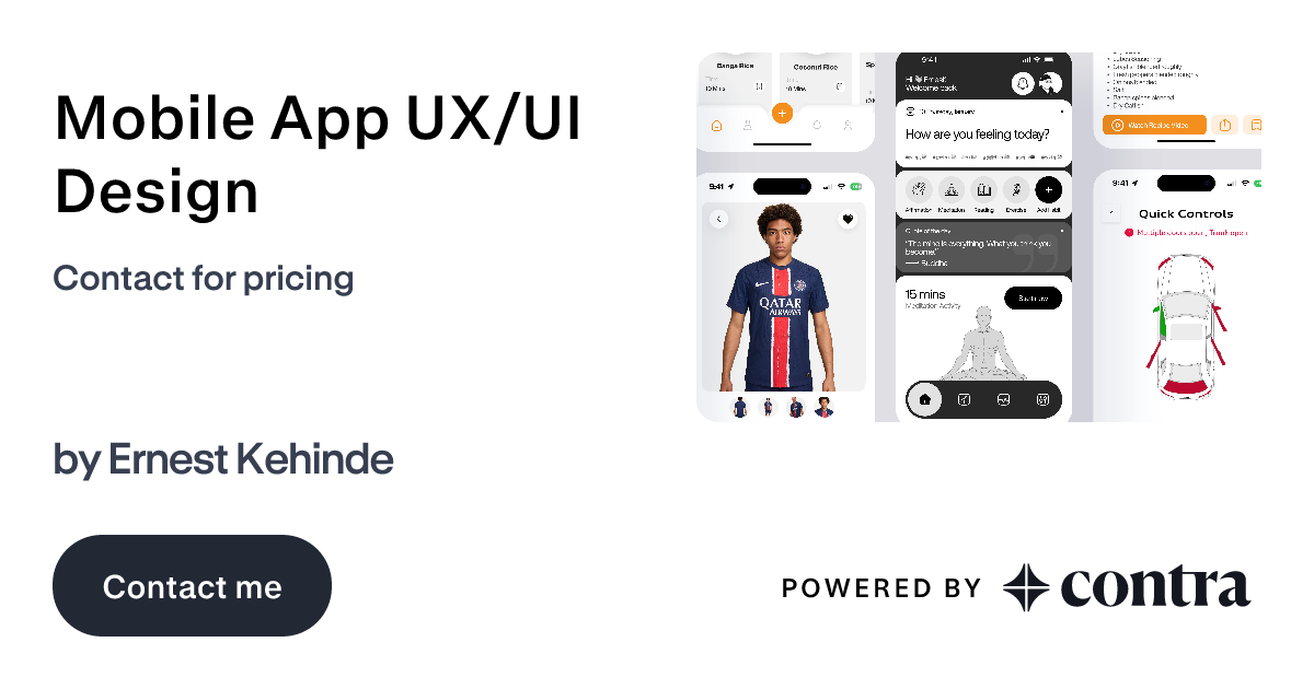 Aesthetic Mobile App Design by Ernest Kehinde