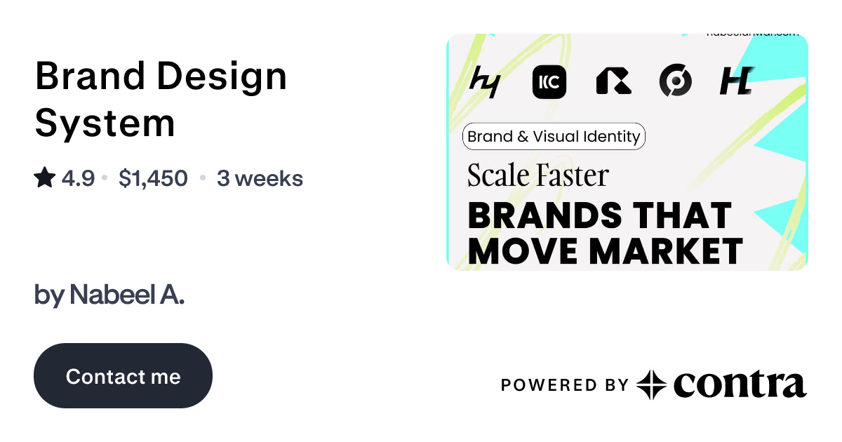Brand Design System by Nabeel A.