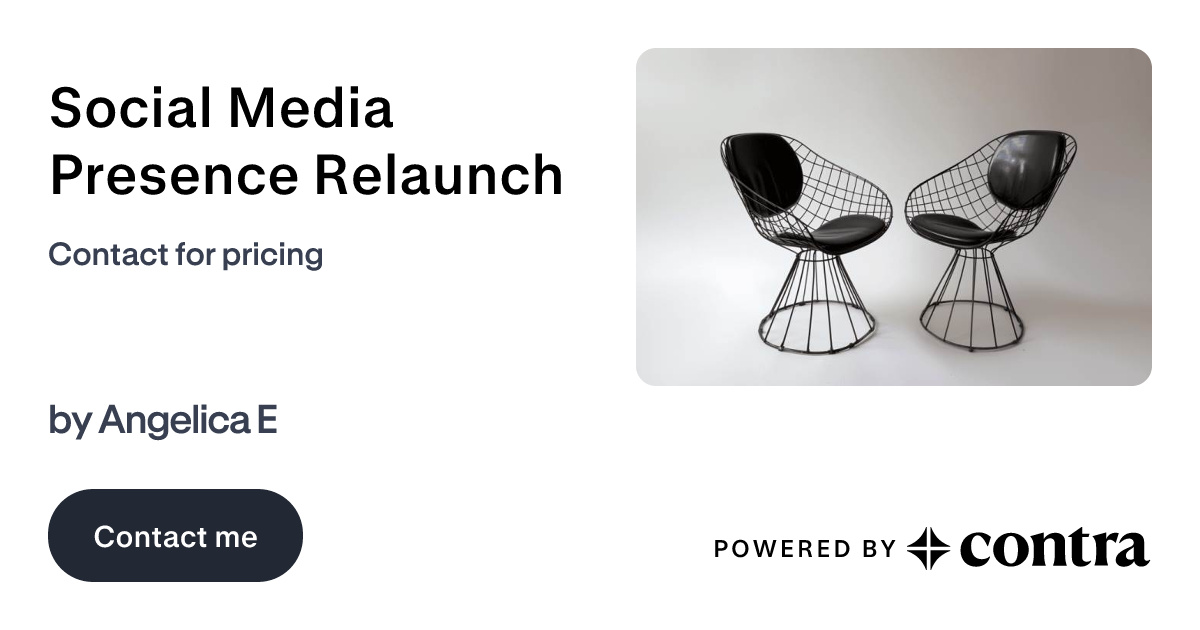 Social Media Presence Relaunch by Angelica E