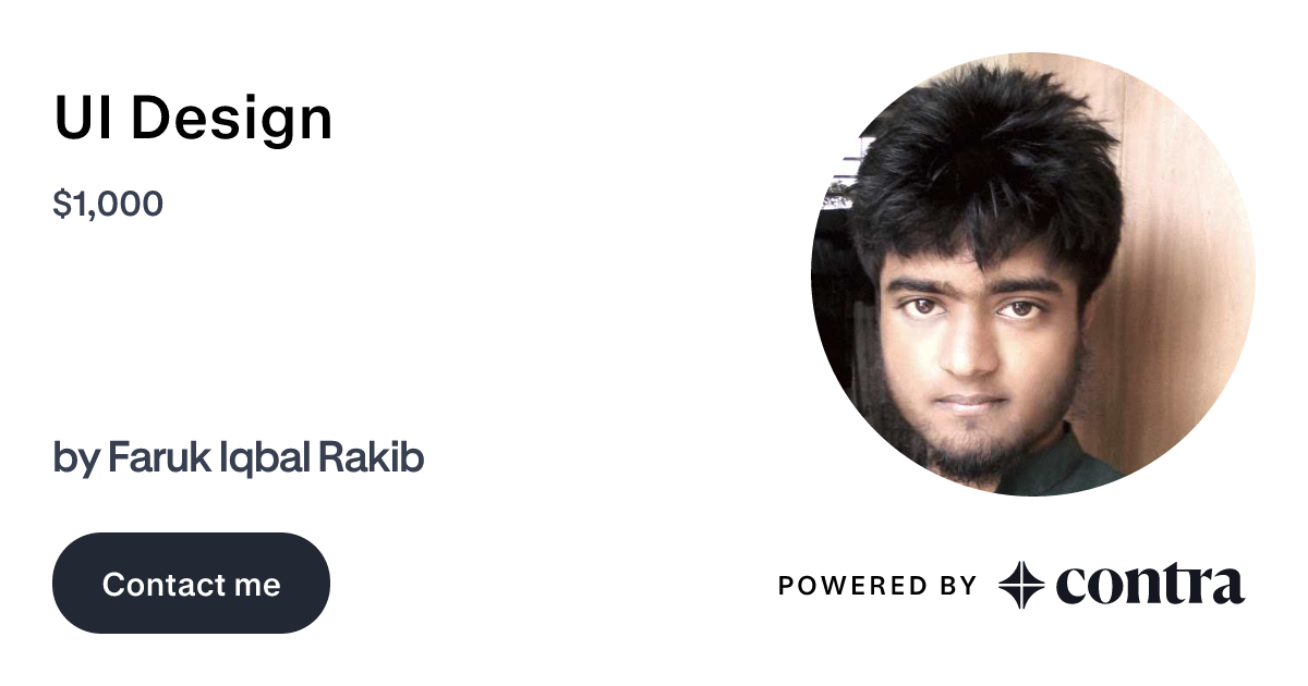 UI Design by Faruk Iqbal Rakib