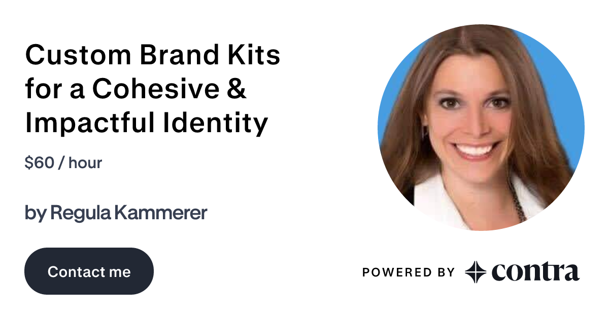 Custom Brand Kits for a Cohesive & Impactful Identity by Regula Kammerer