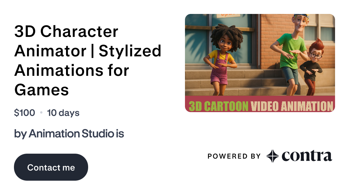 Highly Professional 3D Animation with Animated Characters by Animation ...