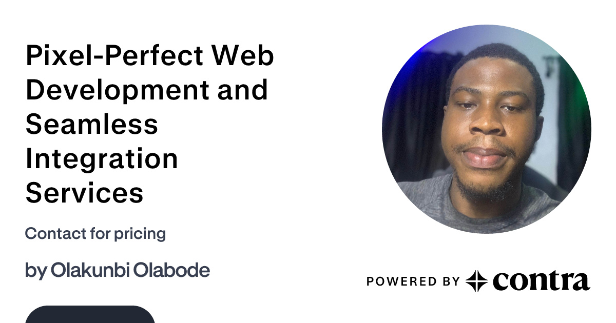 Pixel-Perfect Web Development and Seamless Integration Services by ...