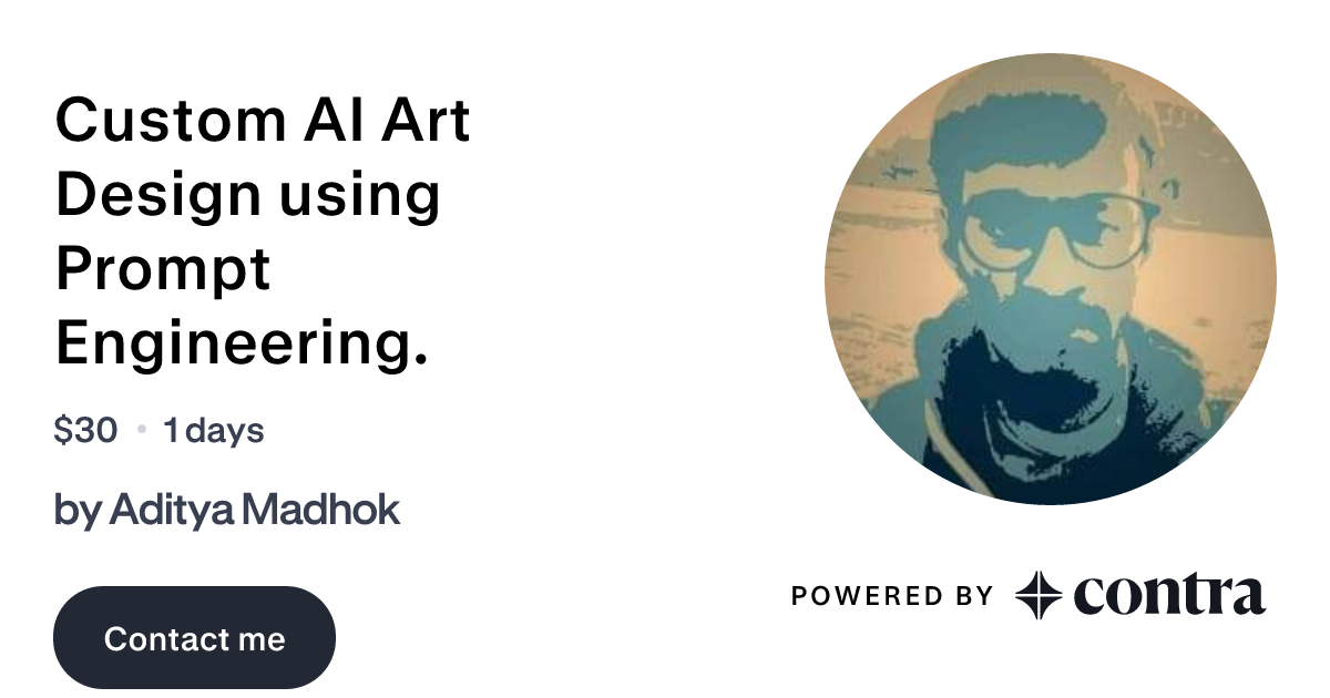 Custom AI Art Design using Prompt Engineering. by Aditya Madhok