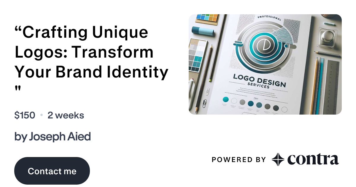 “Crafting Unique Logos: Transform Your Brand Identity " by Joseph Aied