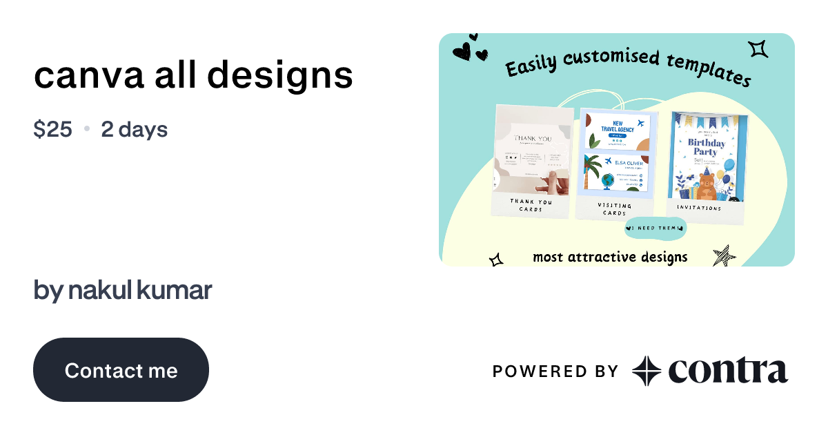 canva all designs by nakul kumar