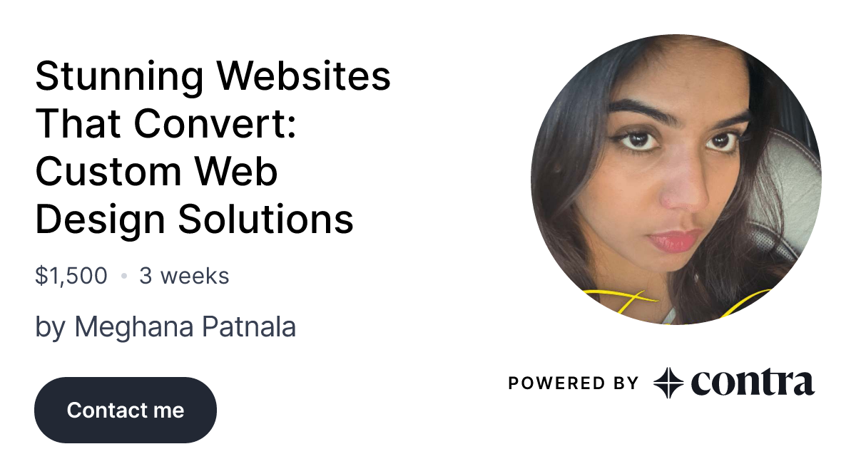 Stunning Websites That Convert: Custom Web Design Solutions by Meghana ... Stunning Websites That Convert: Custom Web Design Solutions by Meghana ...