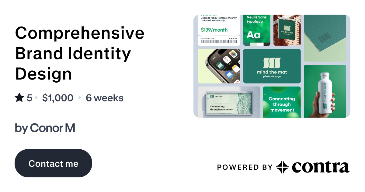 Comprehensive Brand Identity Design by Conor M
