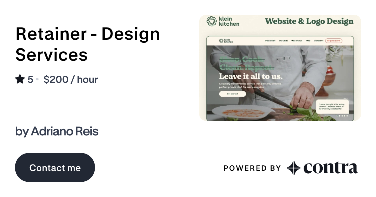 Retainer - Design Services ☕️🧑‍💻 by Adriano Reis