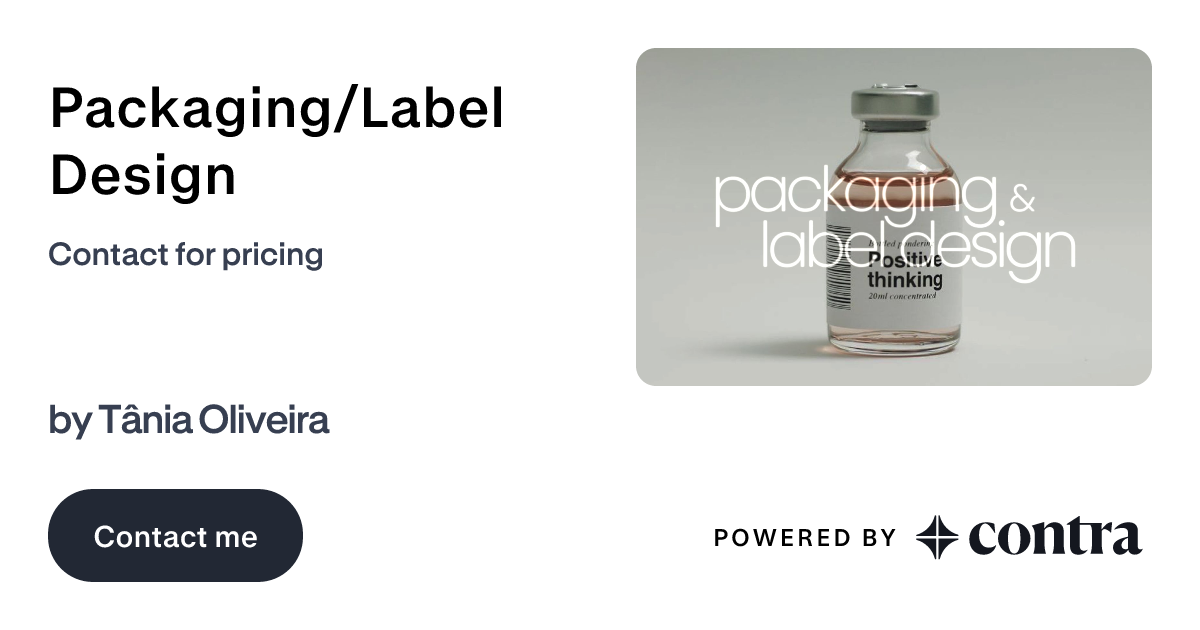 Packaging/Label Design by Tânia Oliveira