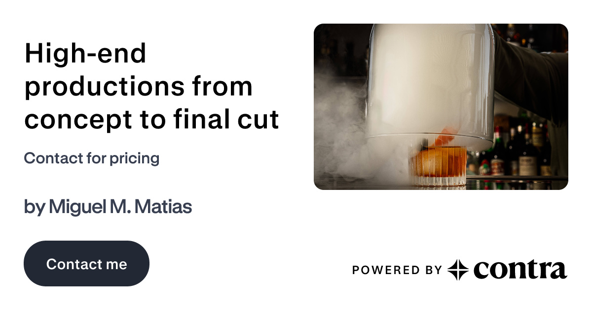 High-end productions from concept to final cut by Miguel M. Matias
