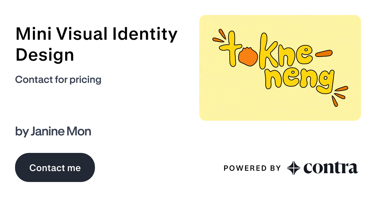 Mini Visual Identity Design by Janine Mon