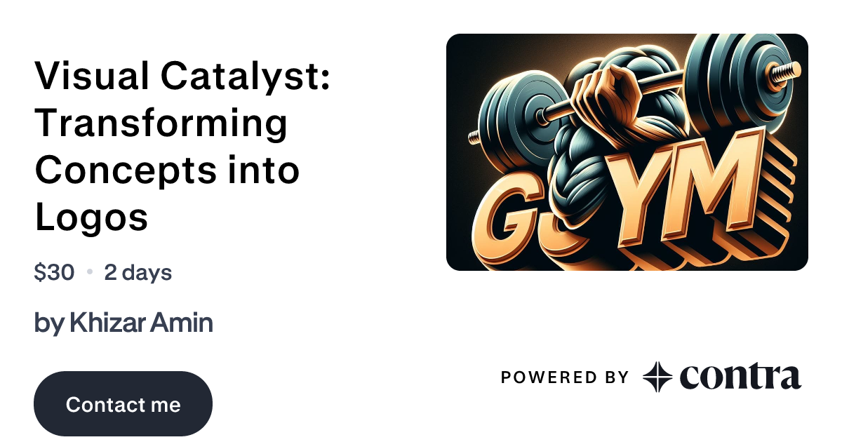 Visual Catalyst: Transforming Concepts into Logos by Khizar Amin