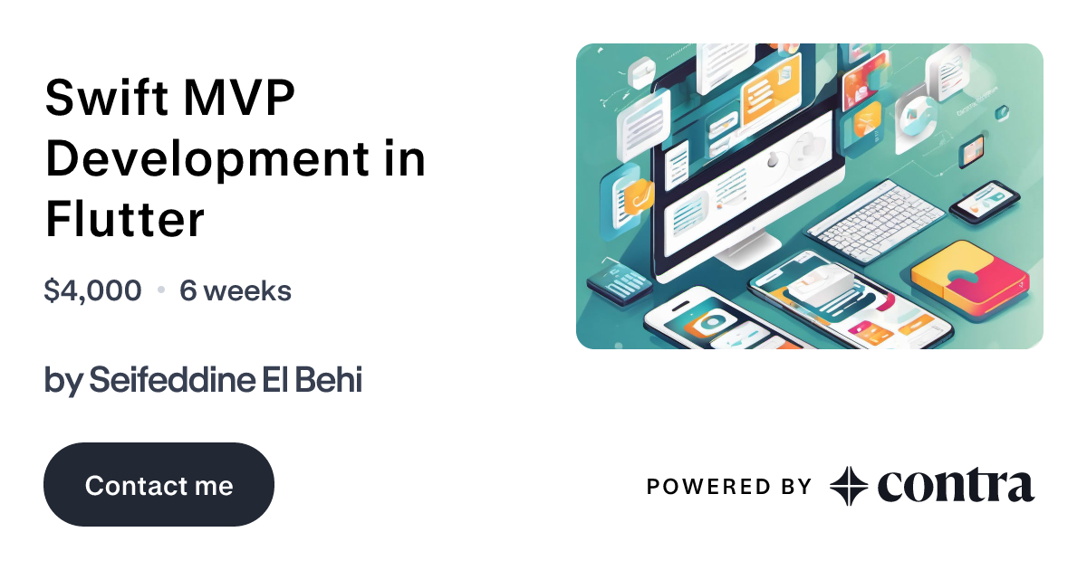 Swift MVP Development in Flutter by Seifeddine El Behi