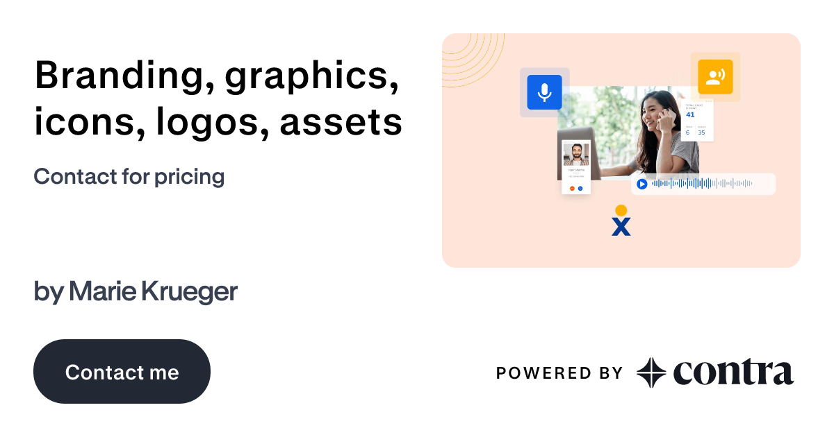 Branding, graphics, icons, logos, assets by Marie Krueger