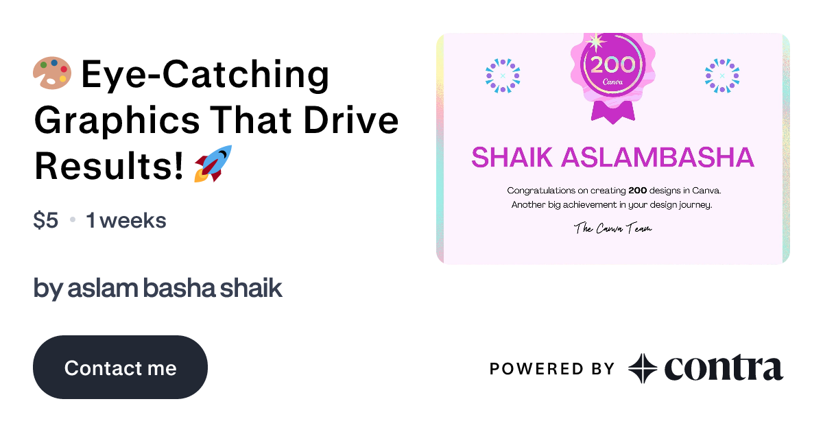 🎨 Eye-Catching Graphics That Drive Results! 🚀 by aslam basha shaik