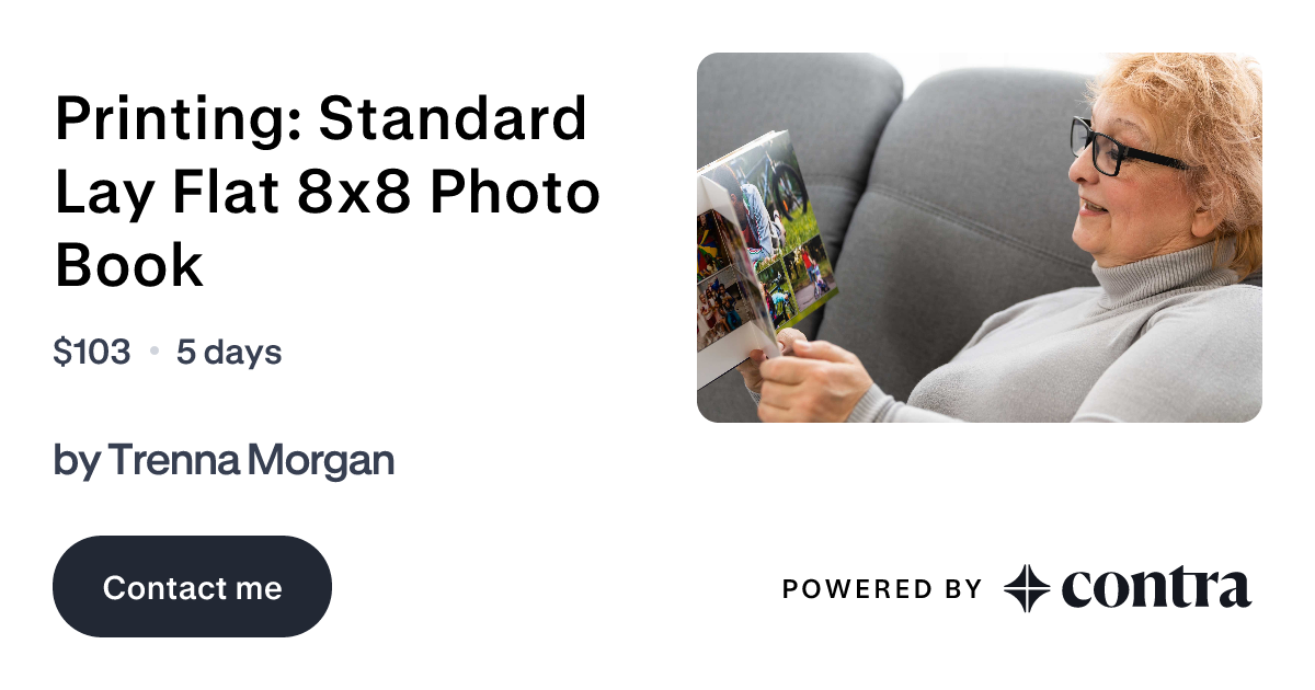 Printing: Standard Lay Flat 8x8 Photo Book by Trenna Morgan