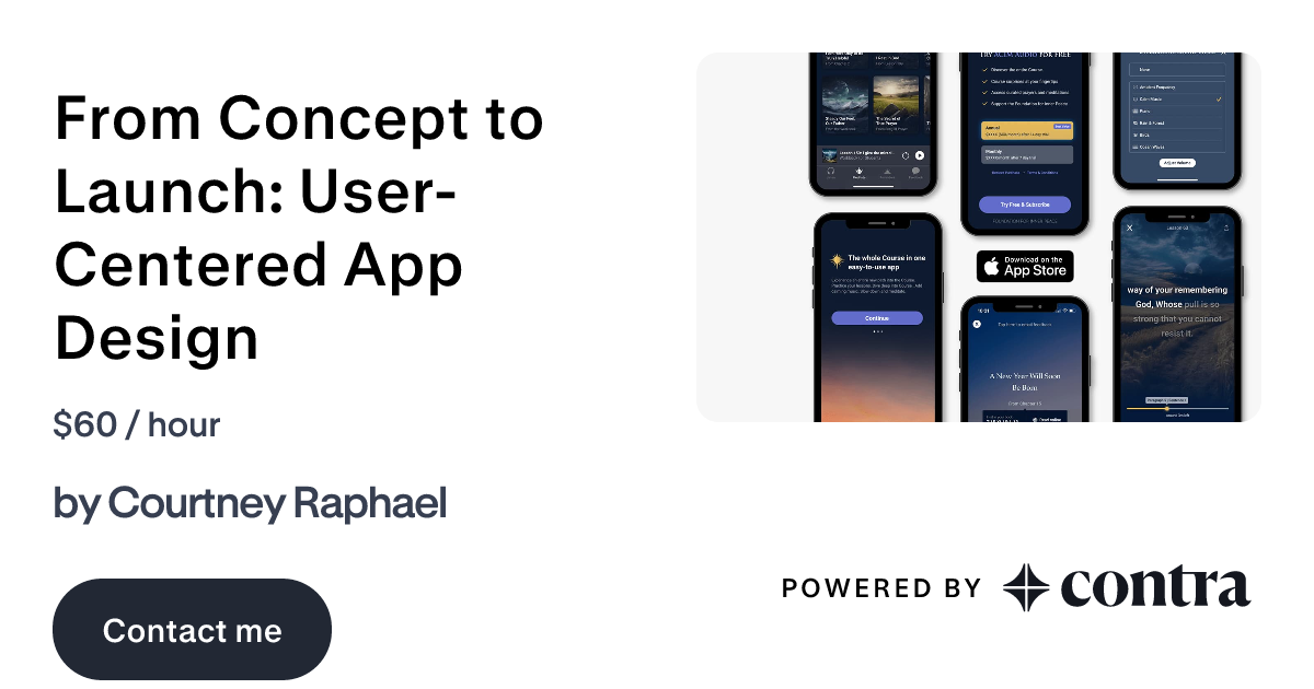From Concept to Launch: User-Centered App Design by Courtney Raphael