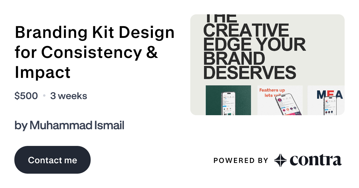 Branding Kit Design for Consistency & Impact by Muhammad Ismail